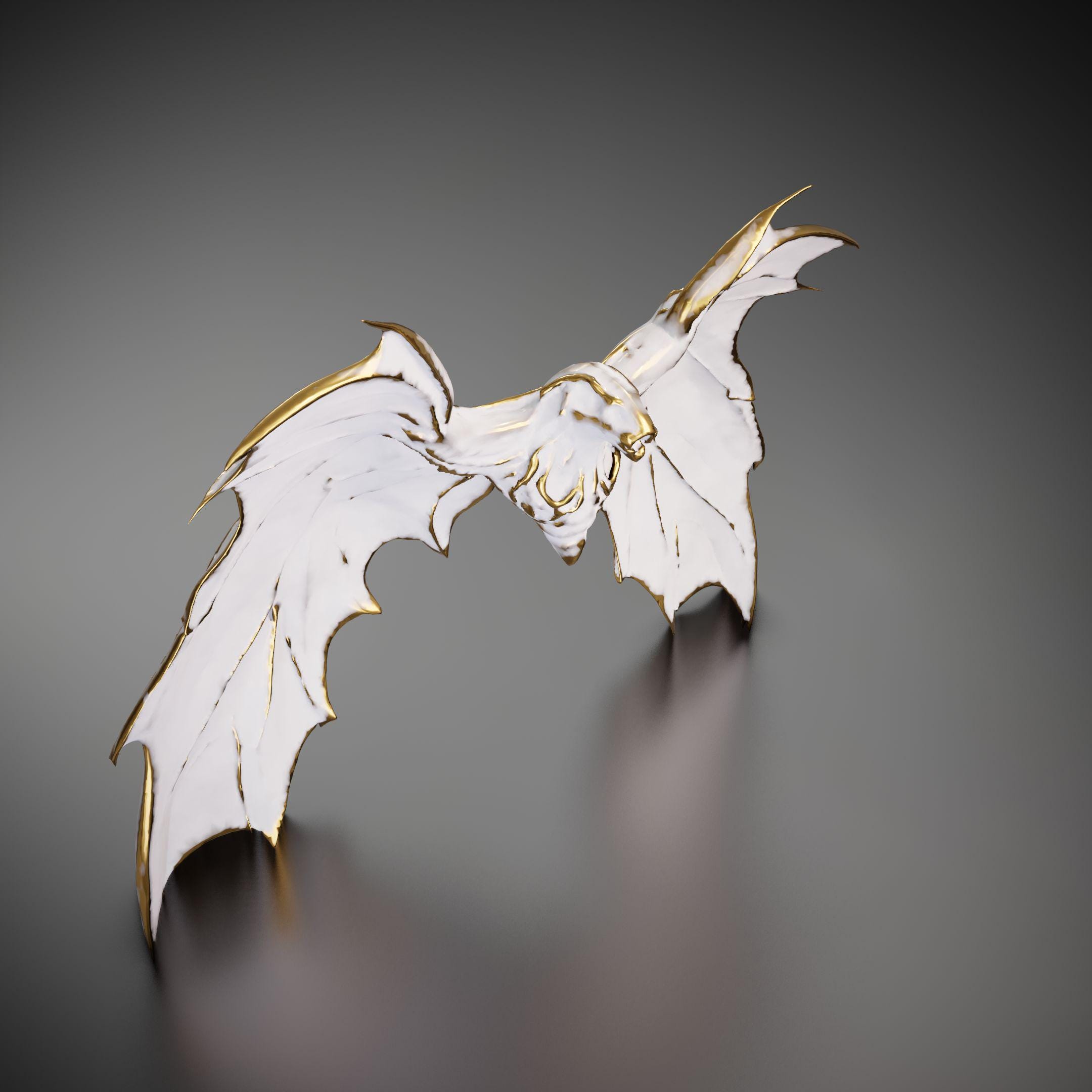 Wings - 3D Printed Model | Custom Size & Color | LED Option | Pendant ...