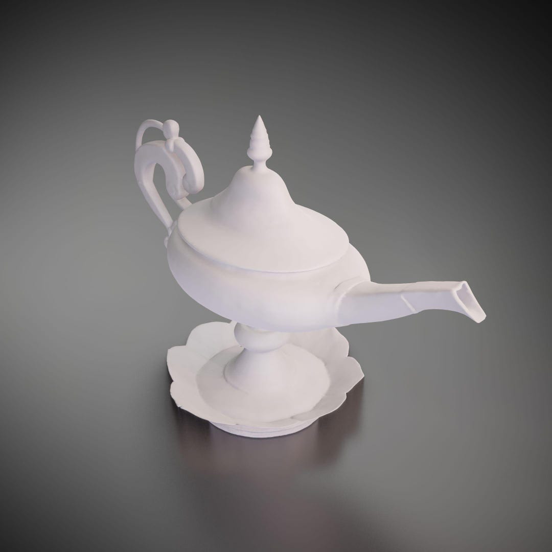 Jin Lamp - 3D Printed Model | Custom Size & Color | LED Option ...