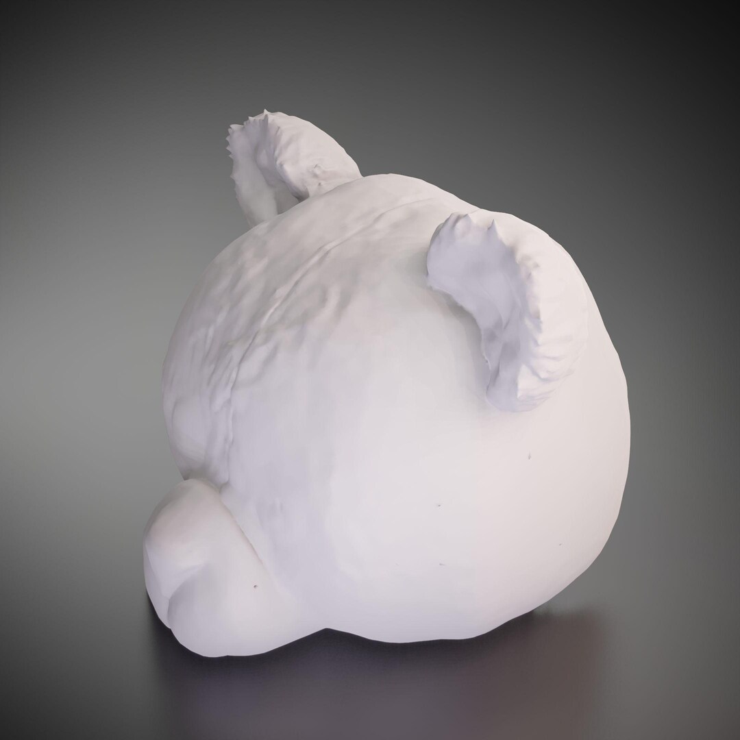 Teddy Bear Mask - 3D Printed Model | Custom Size & Color | LED Option ...