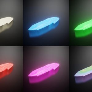 Alien Ship - 3D Printed Model | Custom Size & Color | LED Option ...
