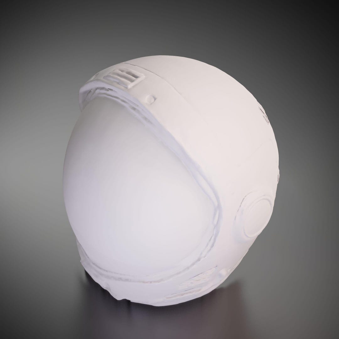 Astronaut Helmet - 3D Printed Model | Custom Size & Color | LED Option ...