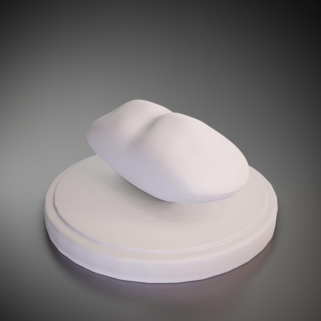 Lips on Stand - 3D Printed Model | Custom Size & Color | LED Option ...