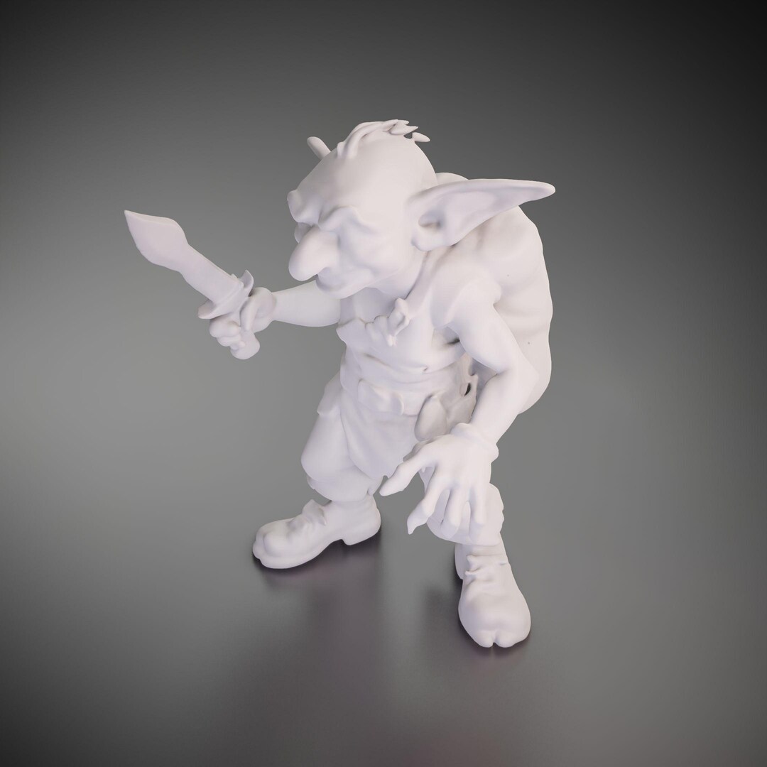 Goblin - 3D Printed Model | Custom Size & Color | LED Option | Pendant ...