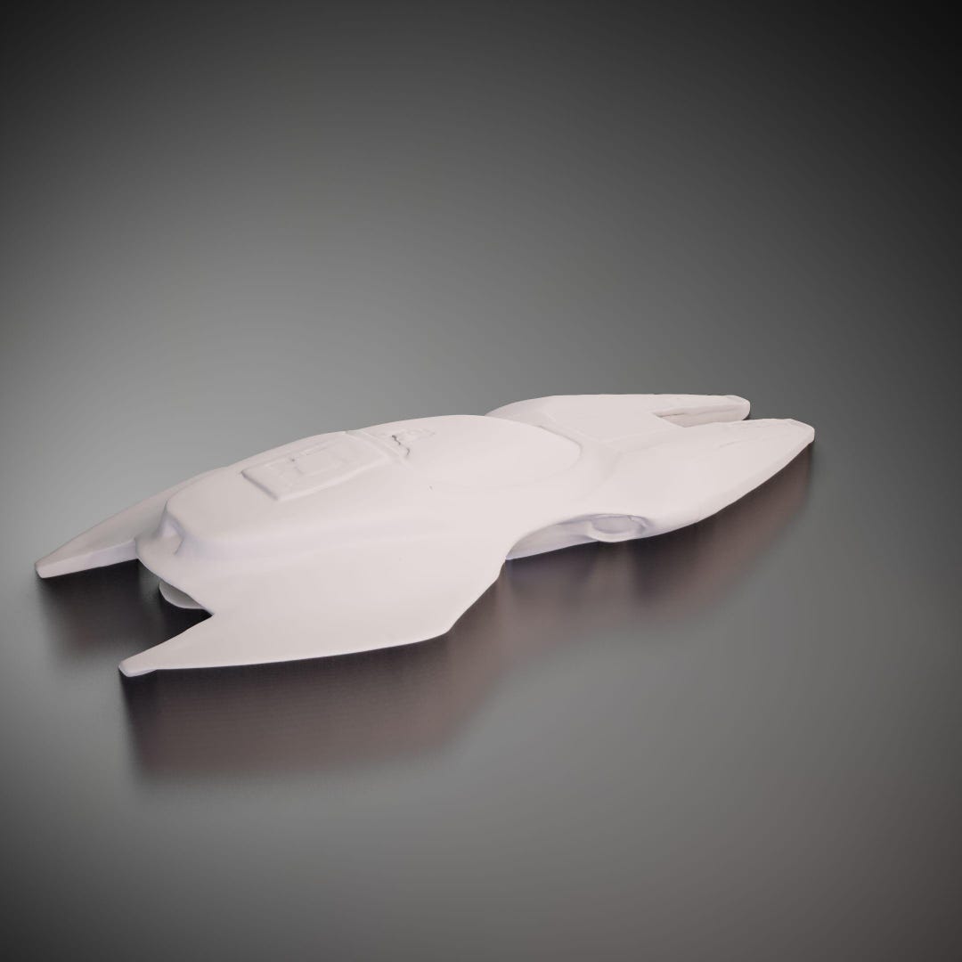 Alien Ship - 3D Printed Model | Custom Size & Color | LED Option ...