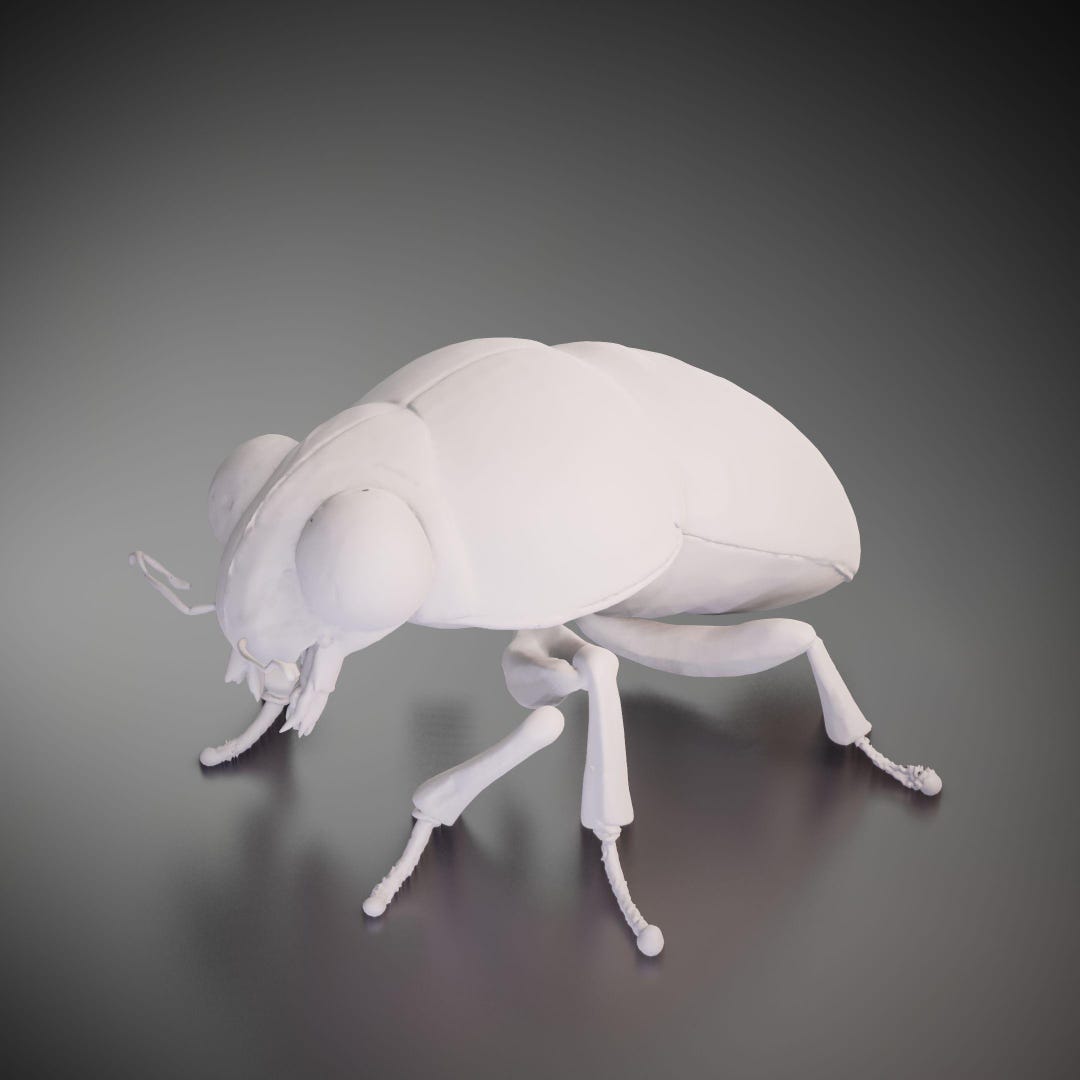 Bug - 3D Printed Model | Custom Size & Color | LED Option | Pendant or ...