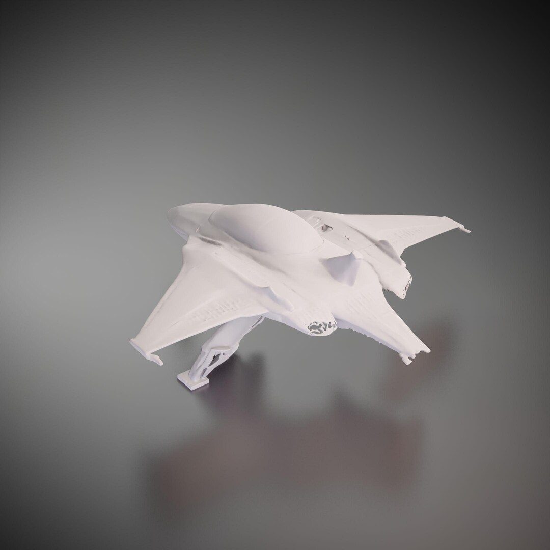 Alien Ship - 3D Printed Model | Custom Size & Color | LED Option ...