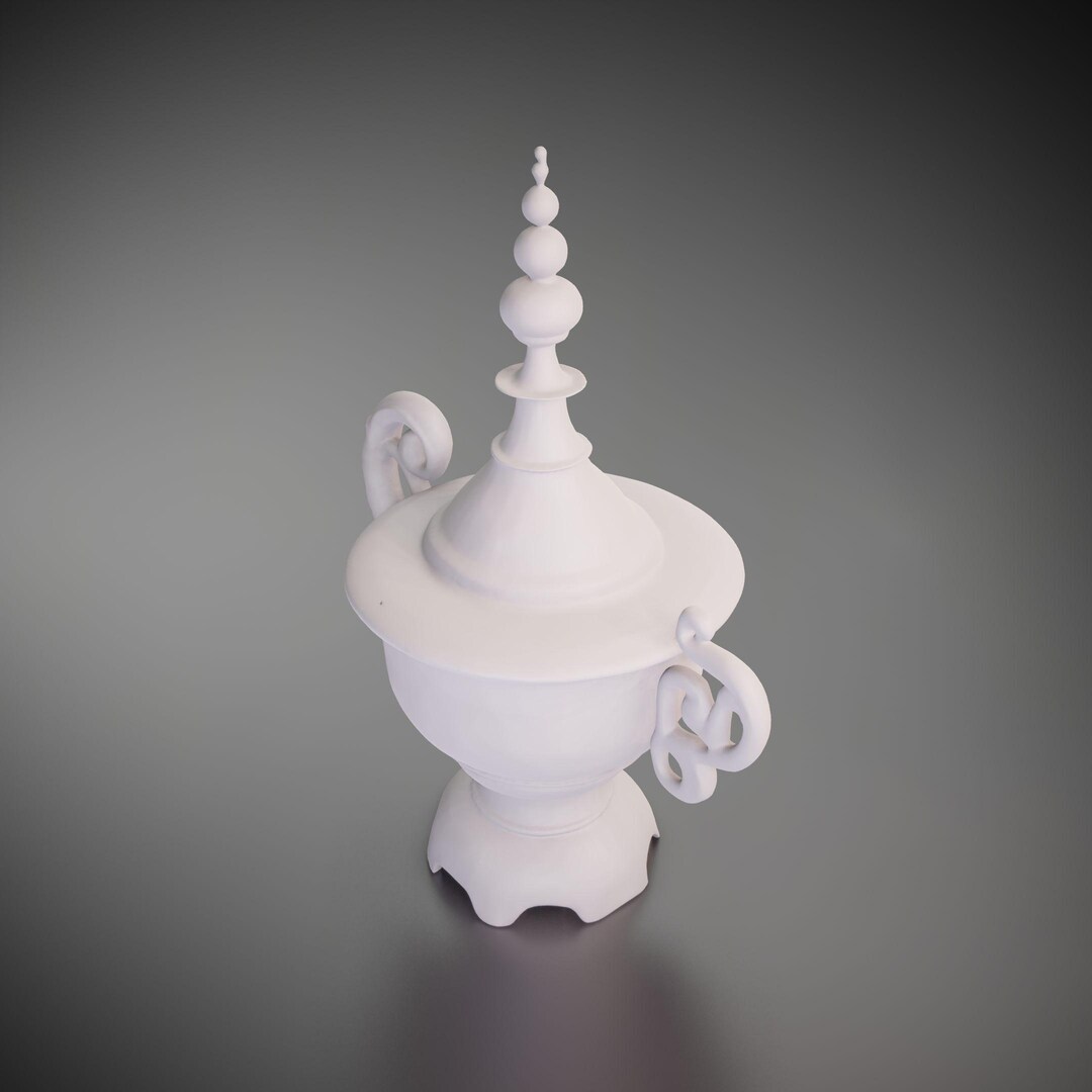 Jin Lamp - 3D Printed Model | Custom Size & Color | LED Option ...