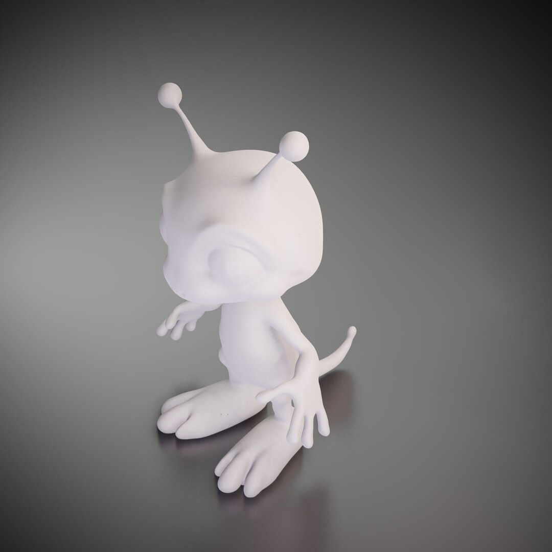 Rocking Alien - 3D Printed Model | Custom Size & Color | LED Option ...