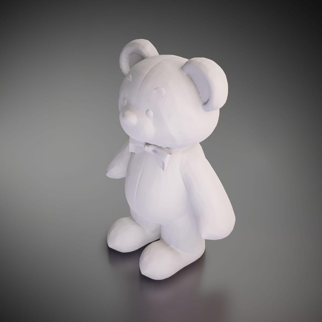 Teddy Bear - 3D Printed Model | Custom Size & Color | LED Option ...