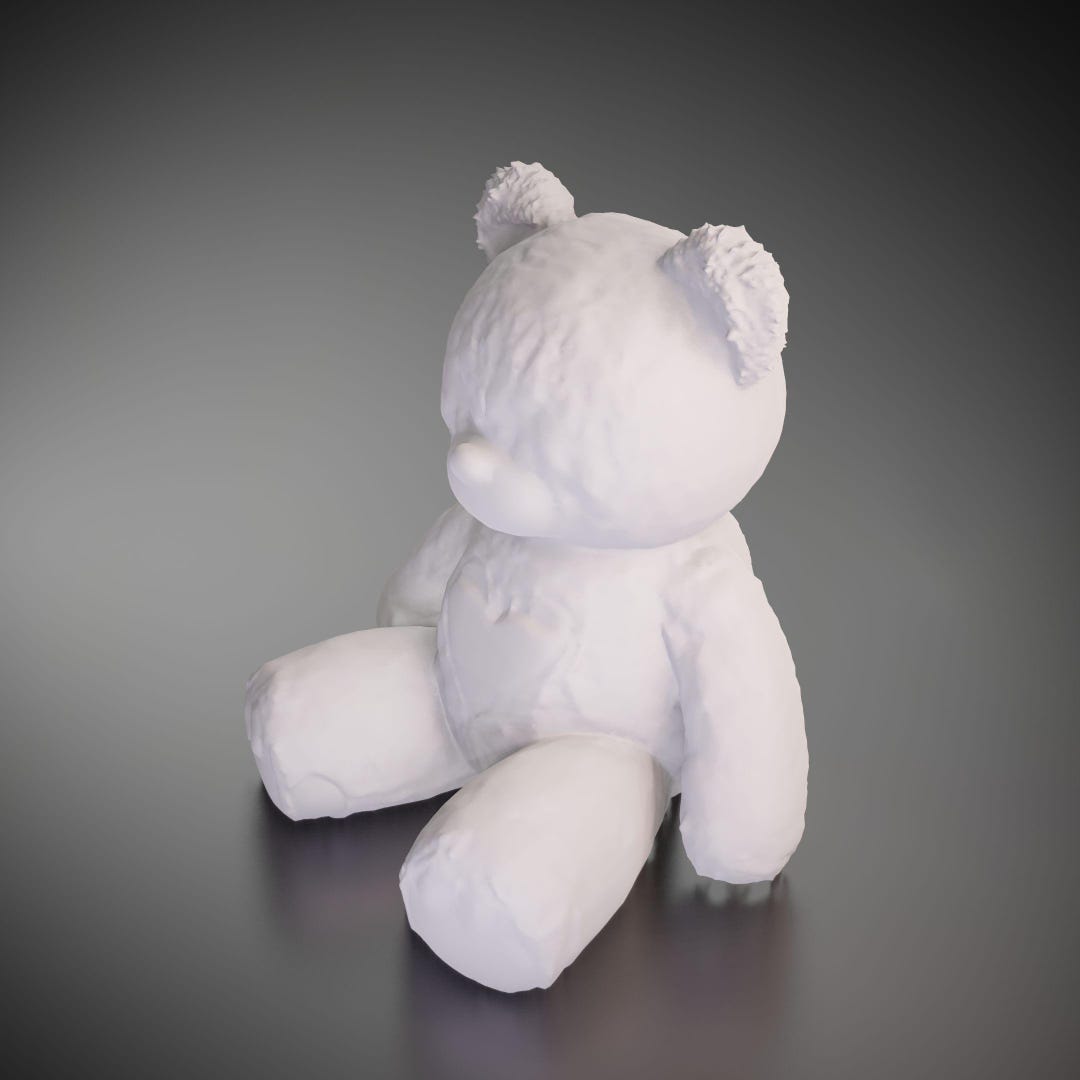 Teddy Bear - 3D Printed Model | Custom Size & Color | LED Option ...