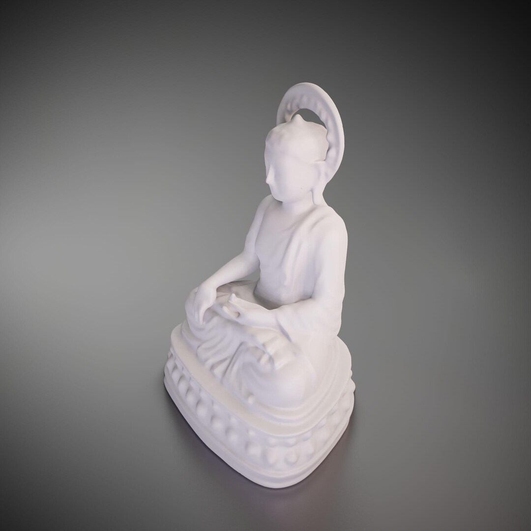 Buddha - 3D Printed Model | Custom Size & Color | LED Option | Pendant ...