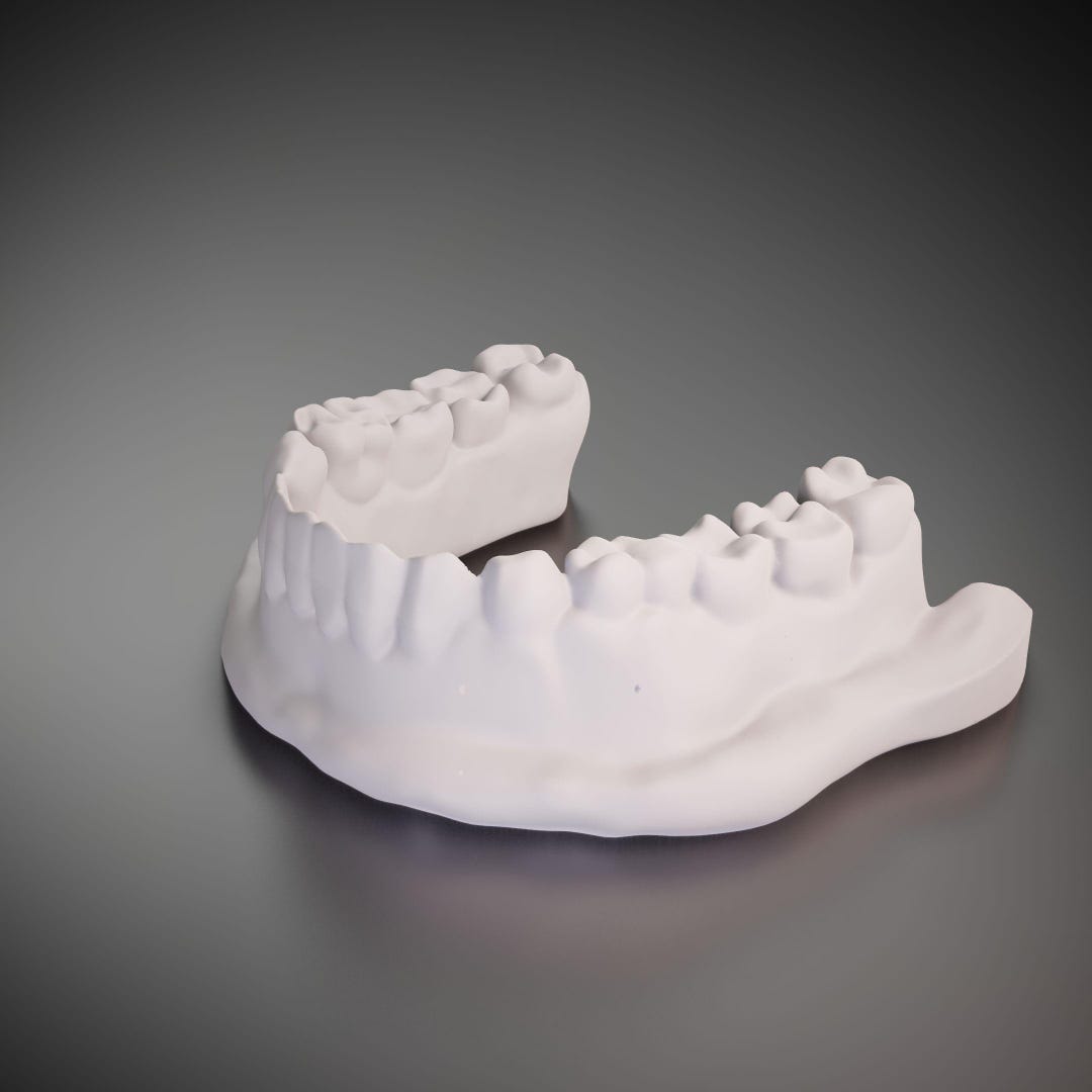 Denture - 3D Printed Model | Custom Size & Color | LED Option | Pendant ...