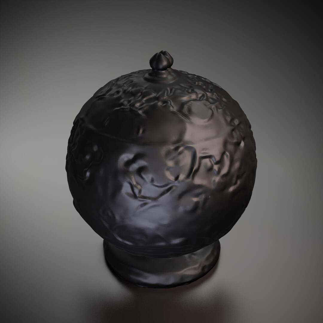 Ornamental Sphere - 3D Printed Model | Custom Size & Color | LED Option ...