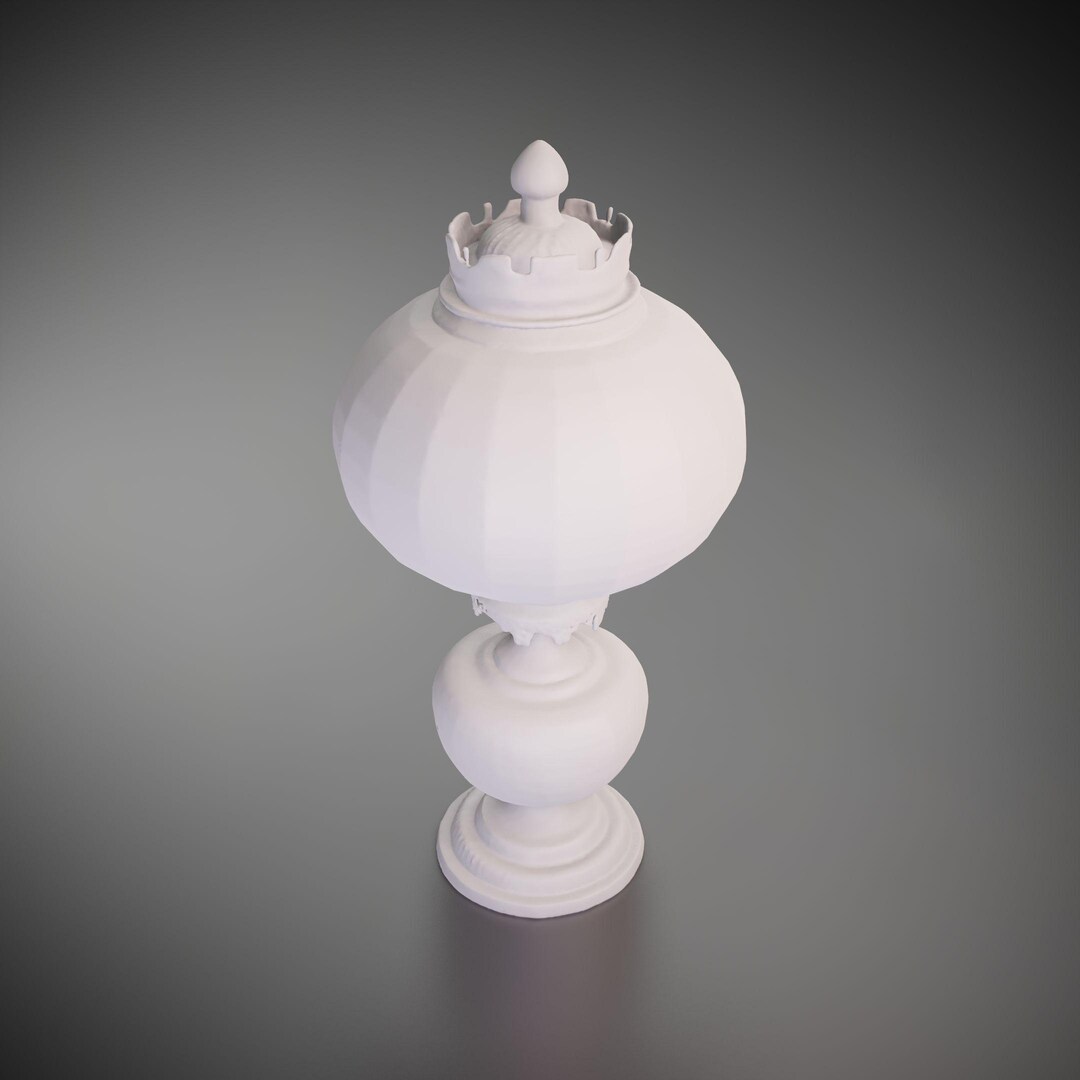 Jin Lamp - 3D Printed Model | Custom Size & Color | LED Option ...