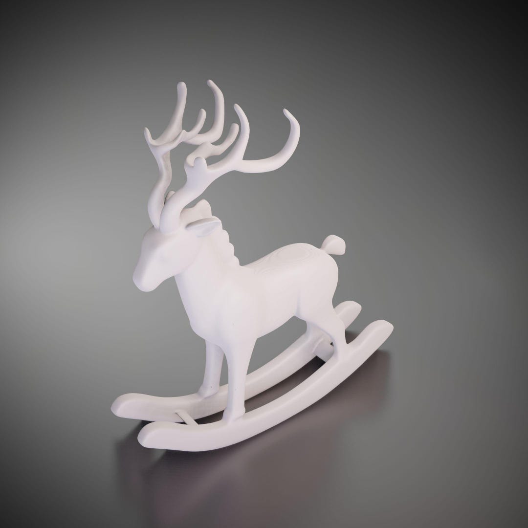 Rocking Antelope - 3D Printed Model | Custom Size & Color | LED Option ...