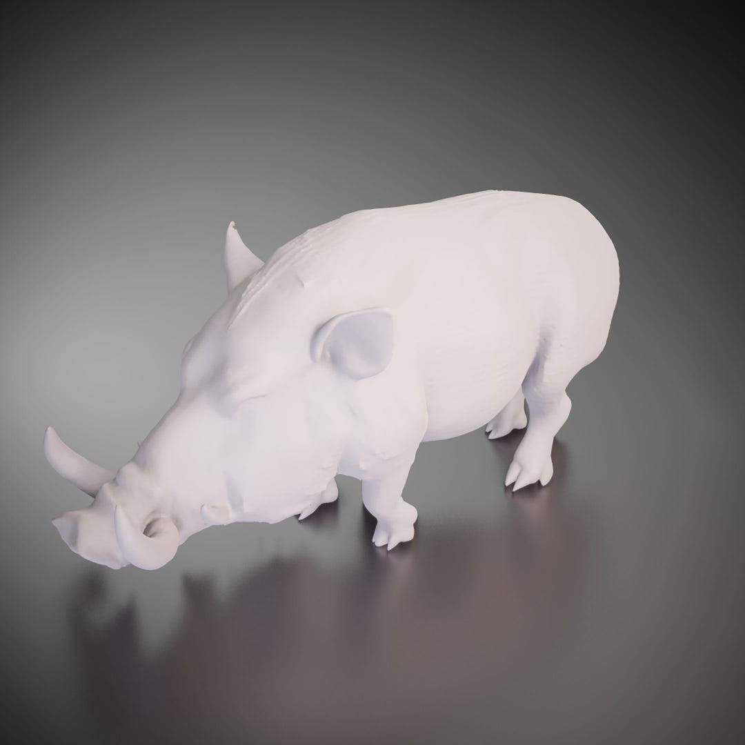 Boar Head - 3D Printed Model | Custom Size & Color | LED Option ...