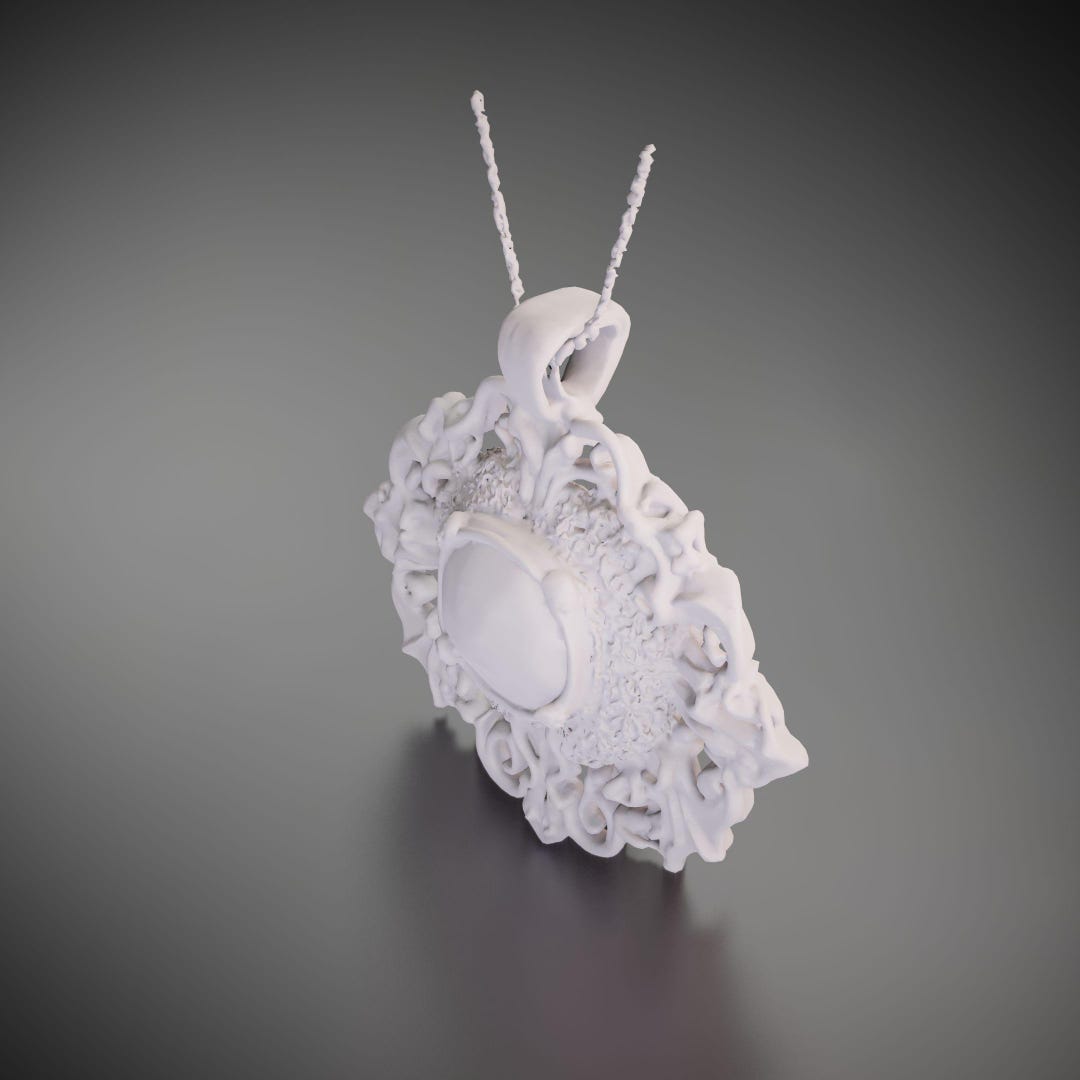 Pendant - 3D Printed Model | Custom Size & Color | LED Option | Pendant ...