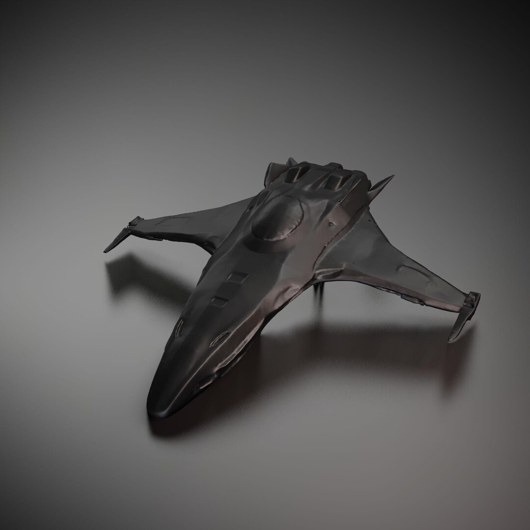 Alien Ship - 3D Printed Model | Custom Size & Color | LED Option ...