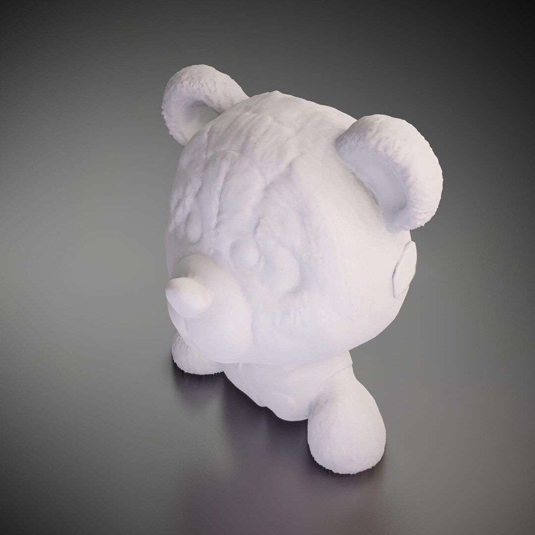 Teddy Bear Mask - 3D Printed Model | Custom Size & Color | LED Option ...