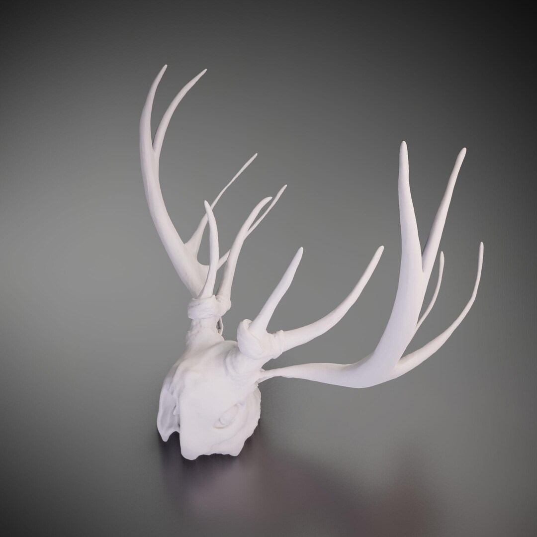 Antlers - 3D Printed Model | Custom Size & Color | LED Option | Pendant ...