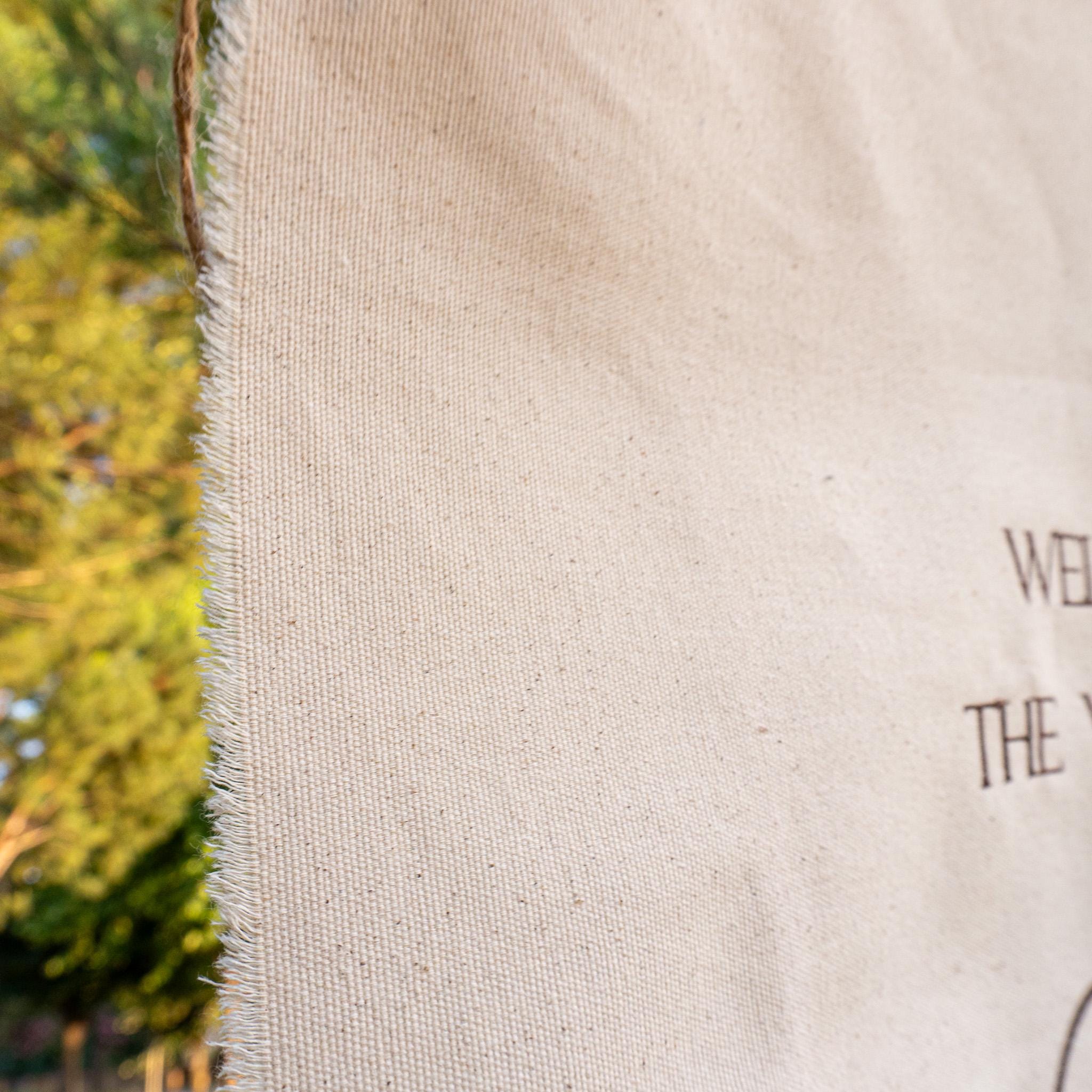 Custom Wedding Table Sign, Fabric Last Name Sign, Personalised Table ...