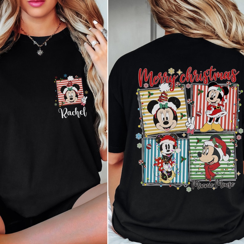 Custom Disney Christmas Shirt Personalized 2025 Disney Christmas Shirt ...