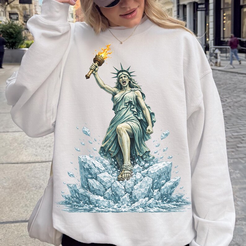 Statue of Liberty Abolish Ice Sweatshirt Protest Social Justice Shirt ...