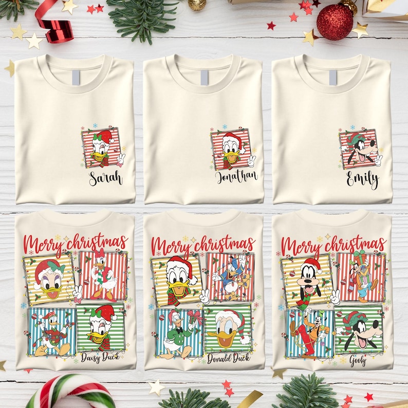 Custom Disney Christmas Shirt Personalized 2025 Disney Christmas Shirt ...