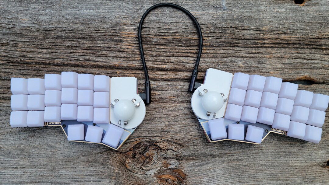 Serenity - Dual Trackball Split Mechanical Keyboard - Etsy