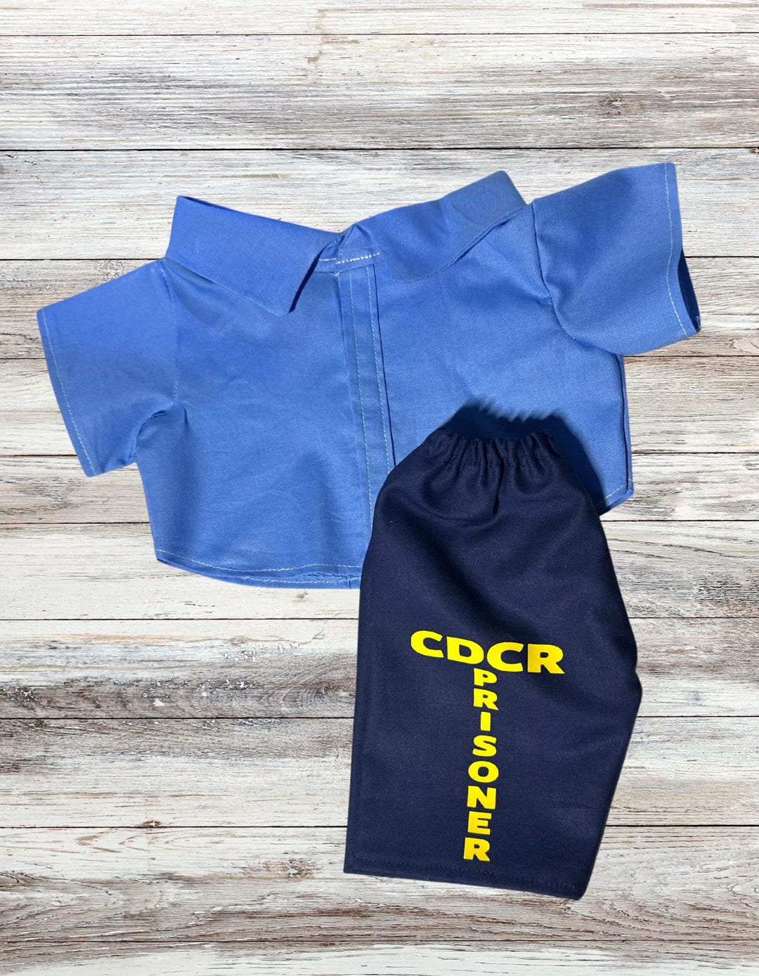 CDCR Inmate (CALIFORNIA) 16 Inch Bear Prison Uniform (uniform ONLY ...