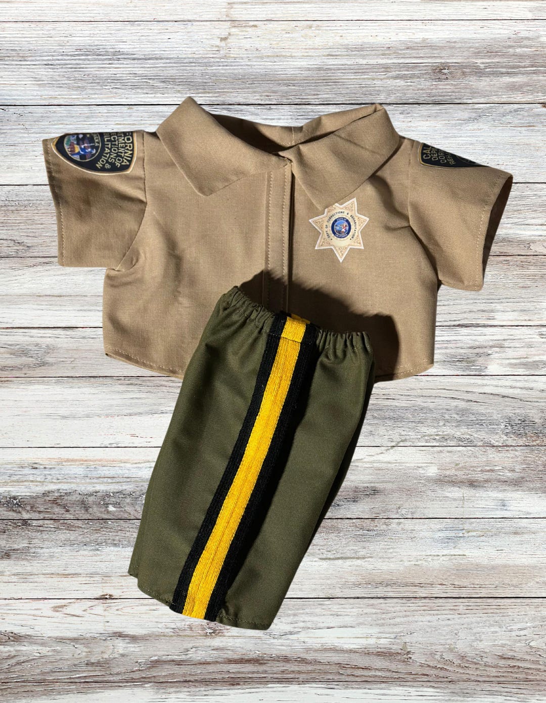 CDCR Correctional Officer Uniform 16 Inch (uniform Only) - Etsy