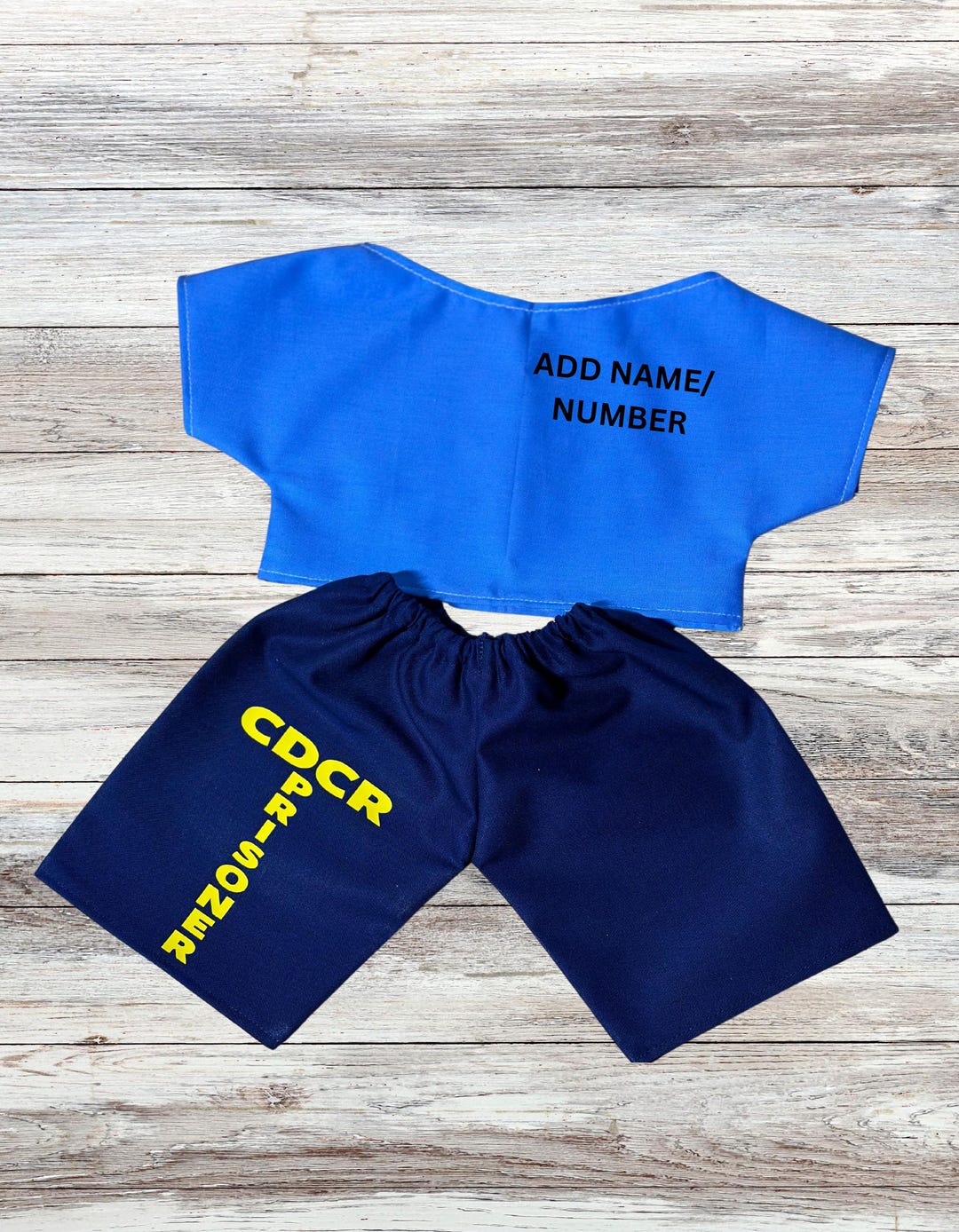 CDCR Inmate (california CLASSIC) 16 Inch Bear Prison Uniform (uniform ...