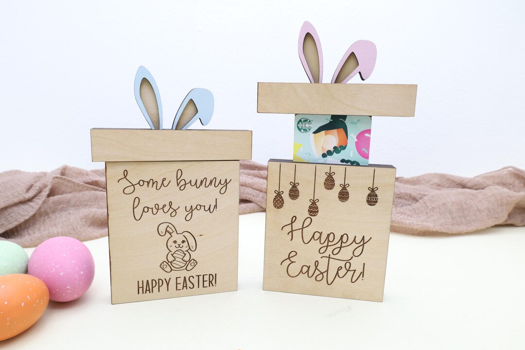 Easter Bunny Gift Card Holder, Unique Easter Gift, Gift for Coworker ...