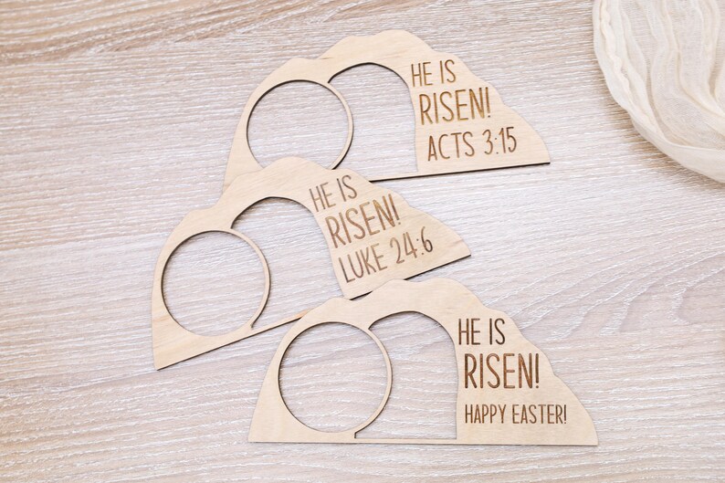 He is Risen Play Doh Tomb Set, Easter Basket Stuffer, Kids Church Favor ...