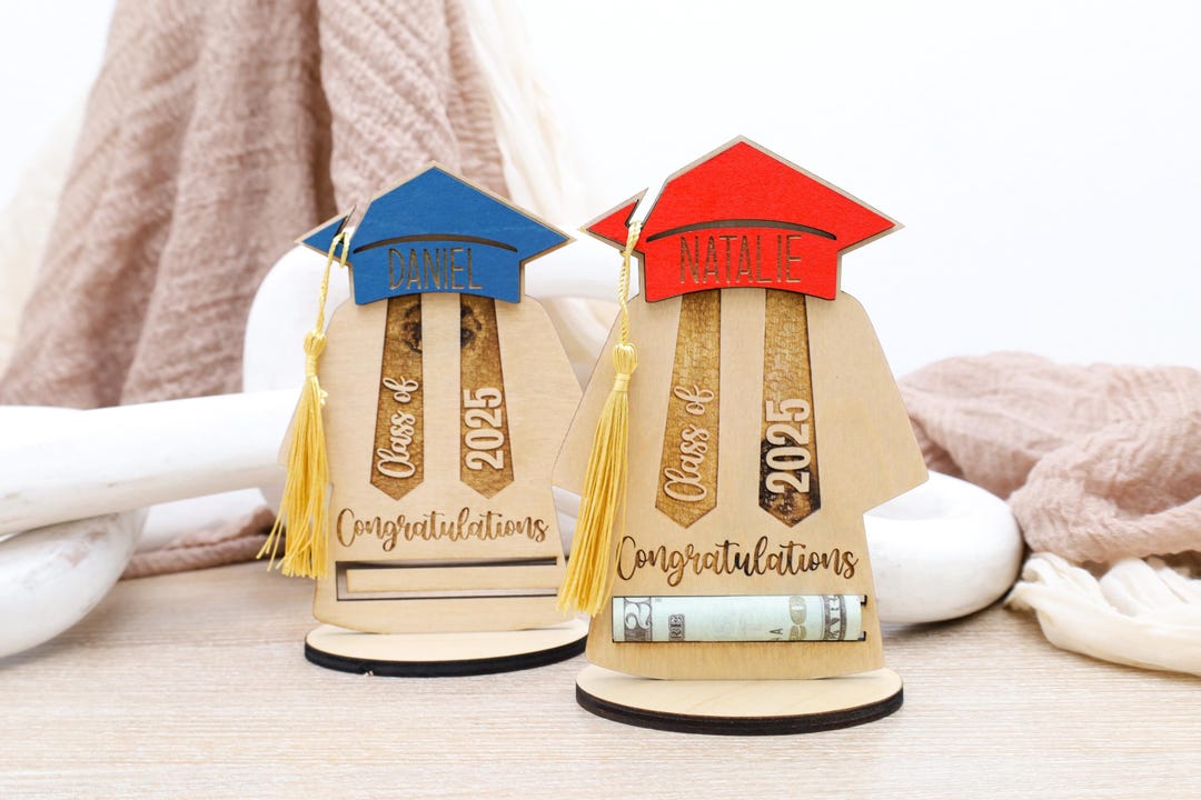 2025 Graduation Gown Money Holder Frame, Graduation Keepsake ...