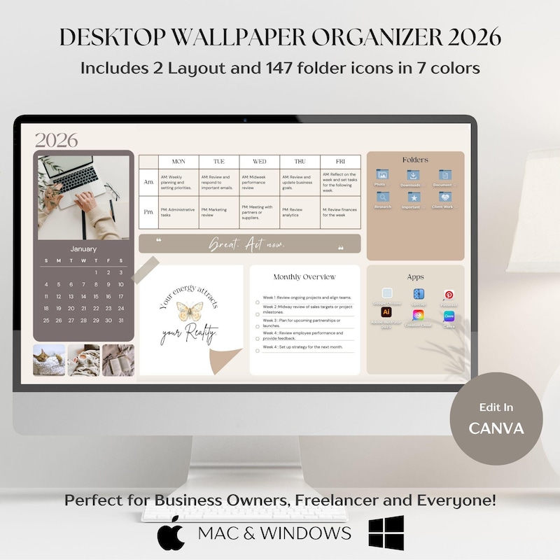 MacBook Widget Home - Etsy