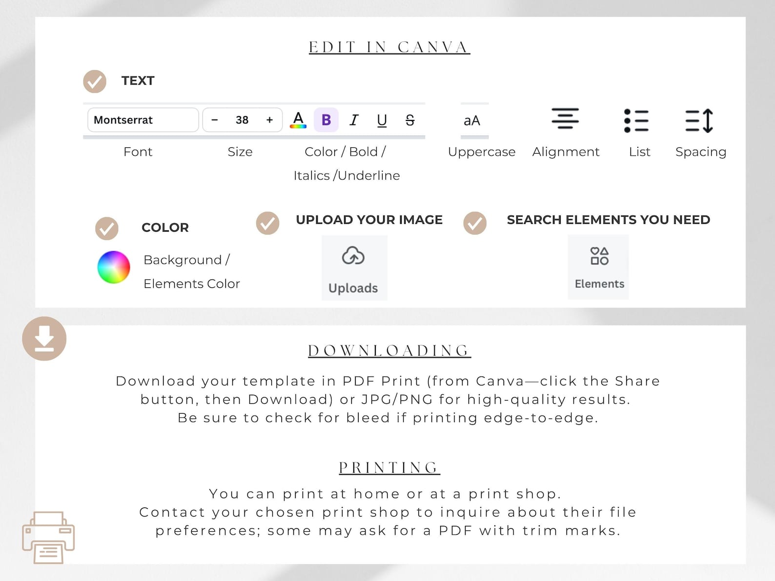 Editable Product Line Sheet Template, Wholesale Order Form, Products ...