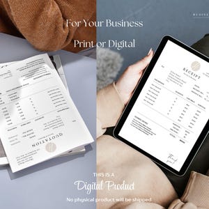New Business Payment Template Bundle, Editable Invoice, Quote, Receipt ...