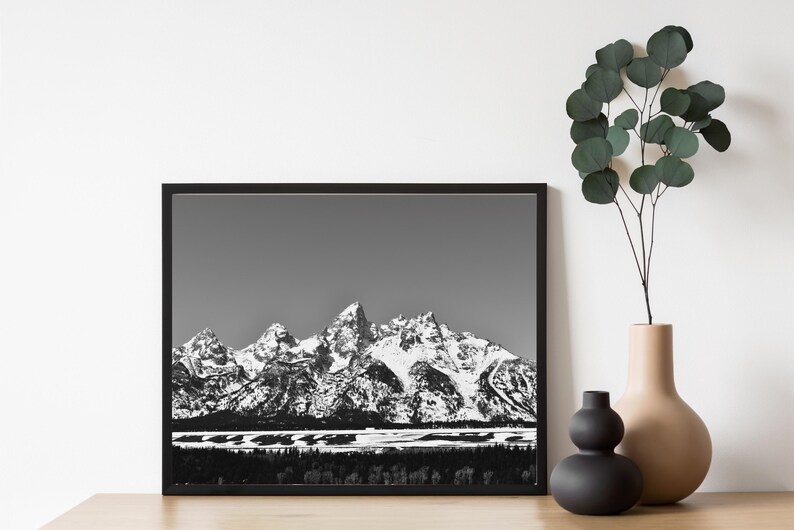 Grand Tetons Digital Print, Jackson Hole, Wyoming - Etsy
