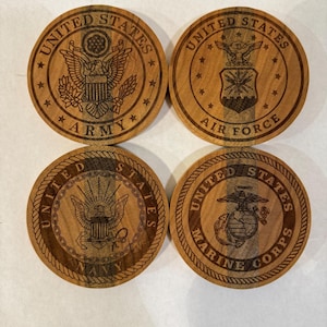 Military drink coasters store