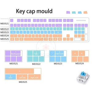 Resin Mold Mechanical Gaming Keyboard Pet Paw Keycaps, Computer PC ...