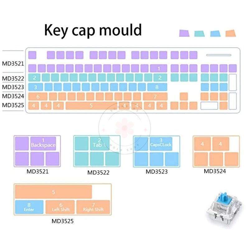 Resin Mold Mechanical Gaming Keyboard Pet Paw Keycaps, Computer PC ...