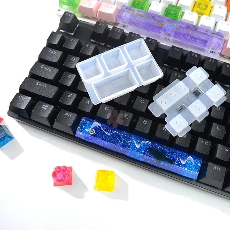 Resin Mold Mechanical Gaming Keyboard Pet Paw Keycaps, Computer PC ...
