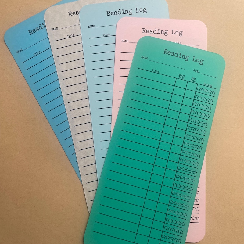 Library Card Place Cards - Etsy