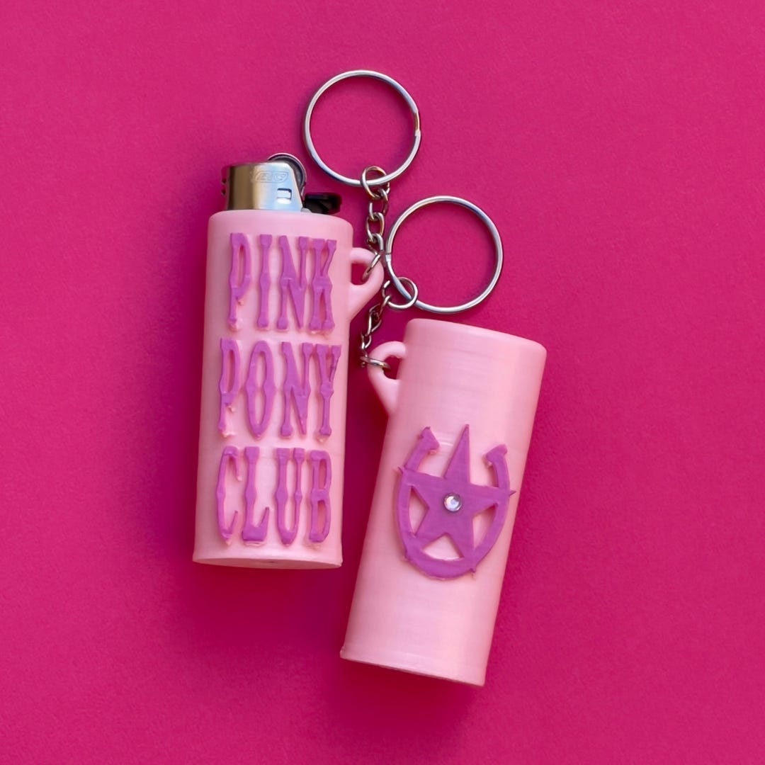 PINK PONY CLUB Chappell Roan Lighter Case Keychain - Etsy