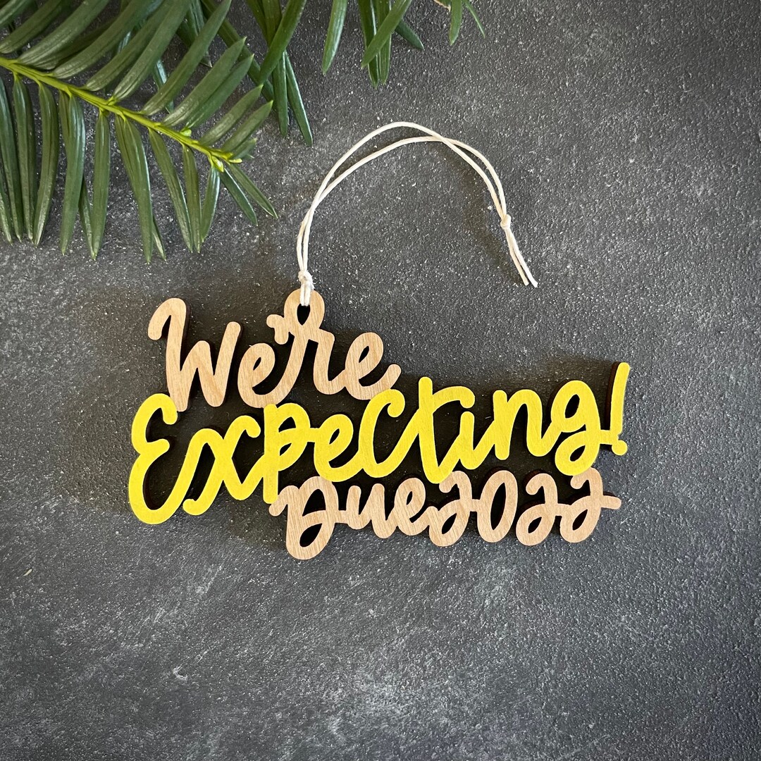 Choose Your Year, Phrase and Color! | We're Expecting! Christmas ...
