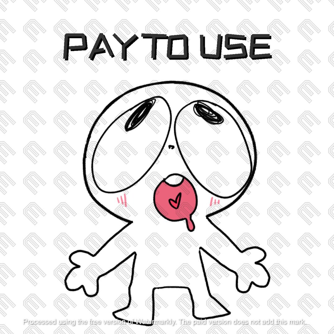 Cute WOOOW Pay to Use Meme Base - Etsy