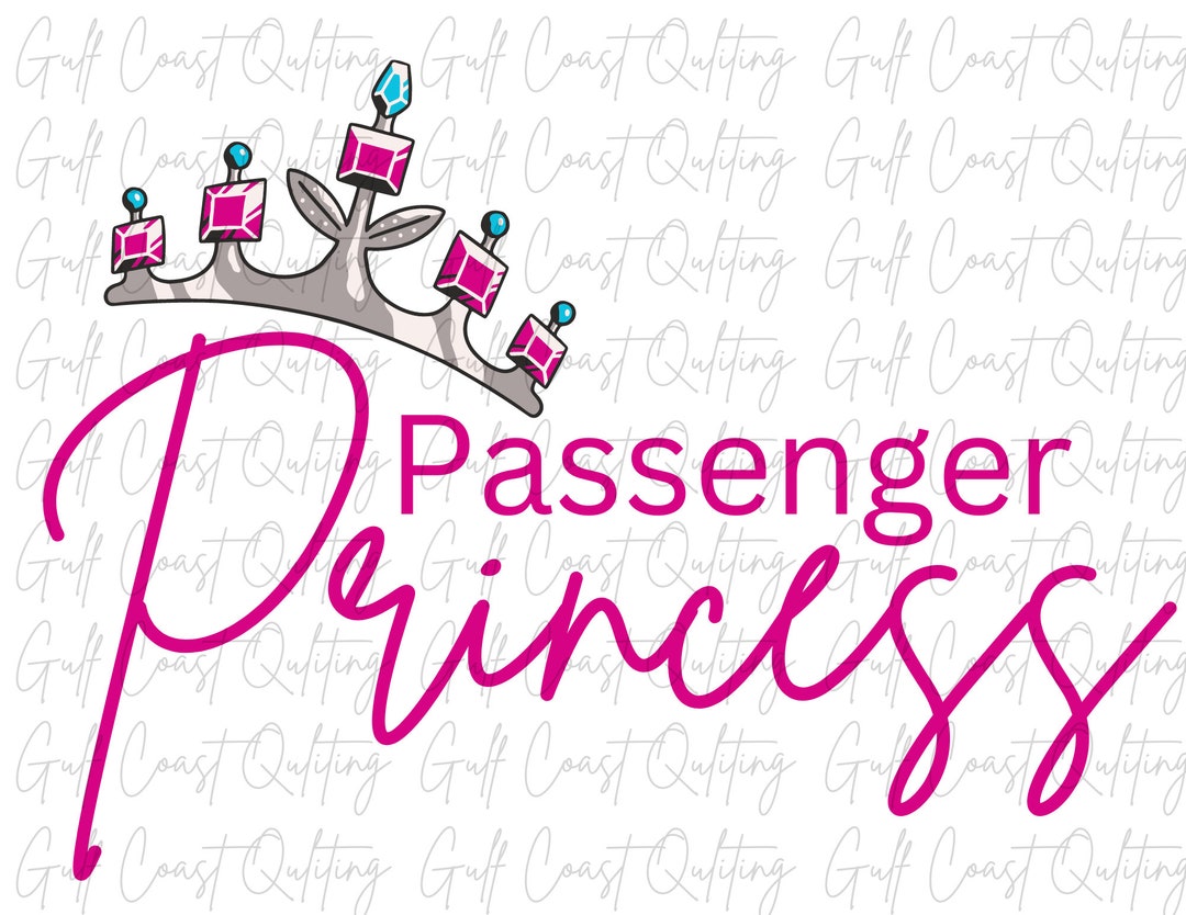 Passenger Princess Png for Sublimation - Etsy Canada