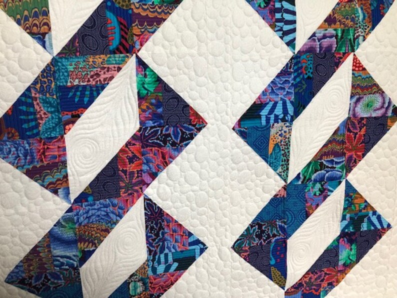 Triple Twist Digital Quilting Design | Etsy