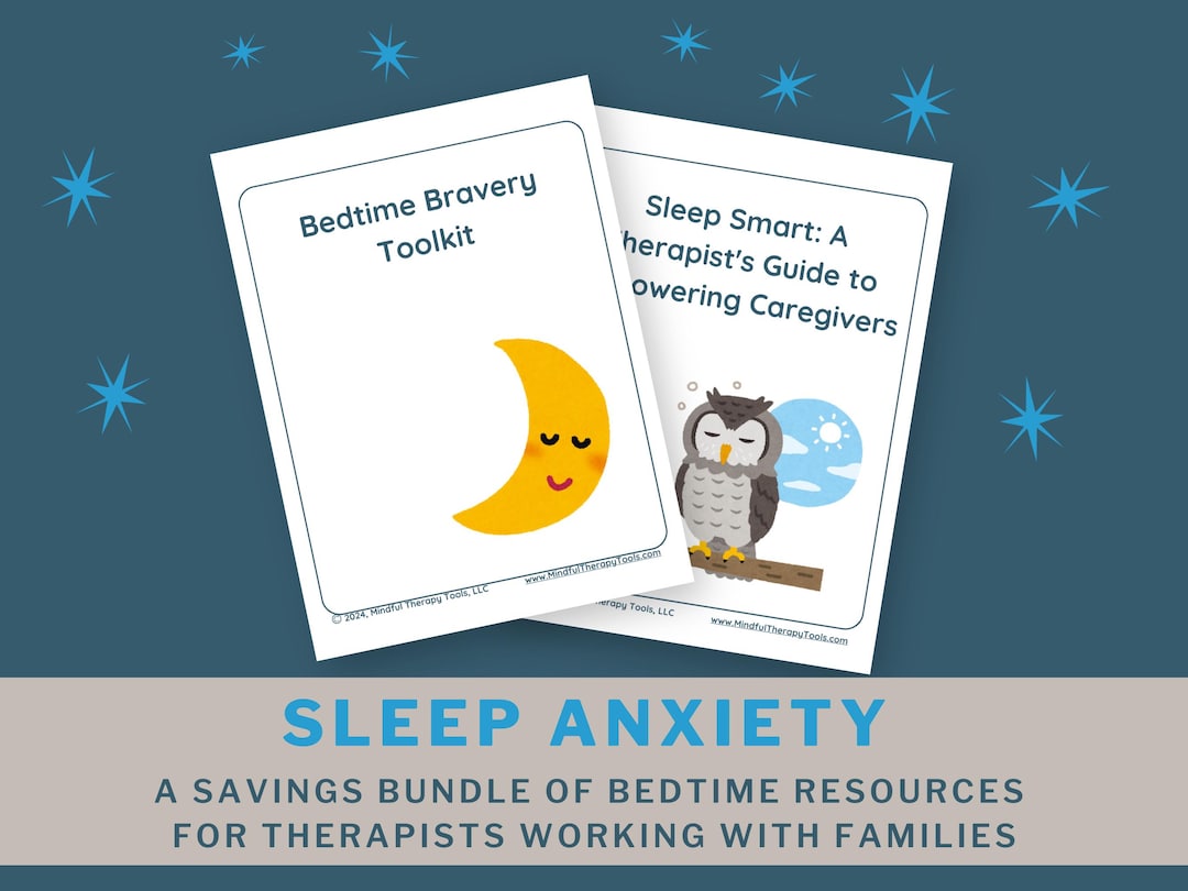 Sleep Anxiety Workbook for Therapists to Use With Families | Mental ...